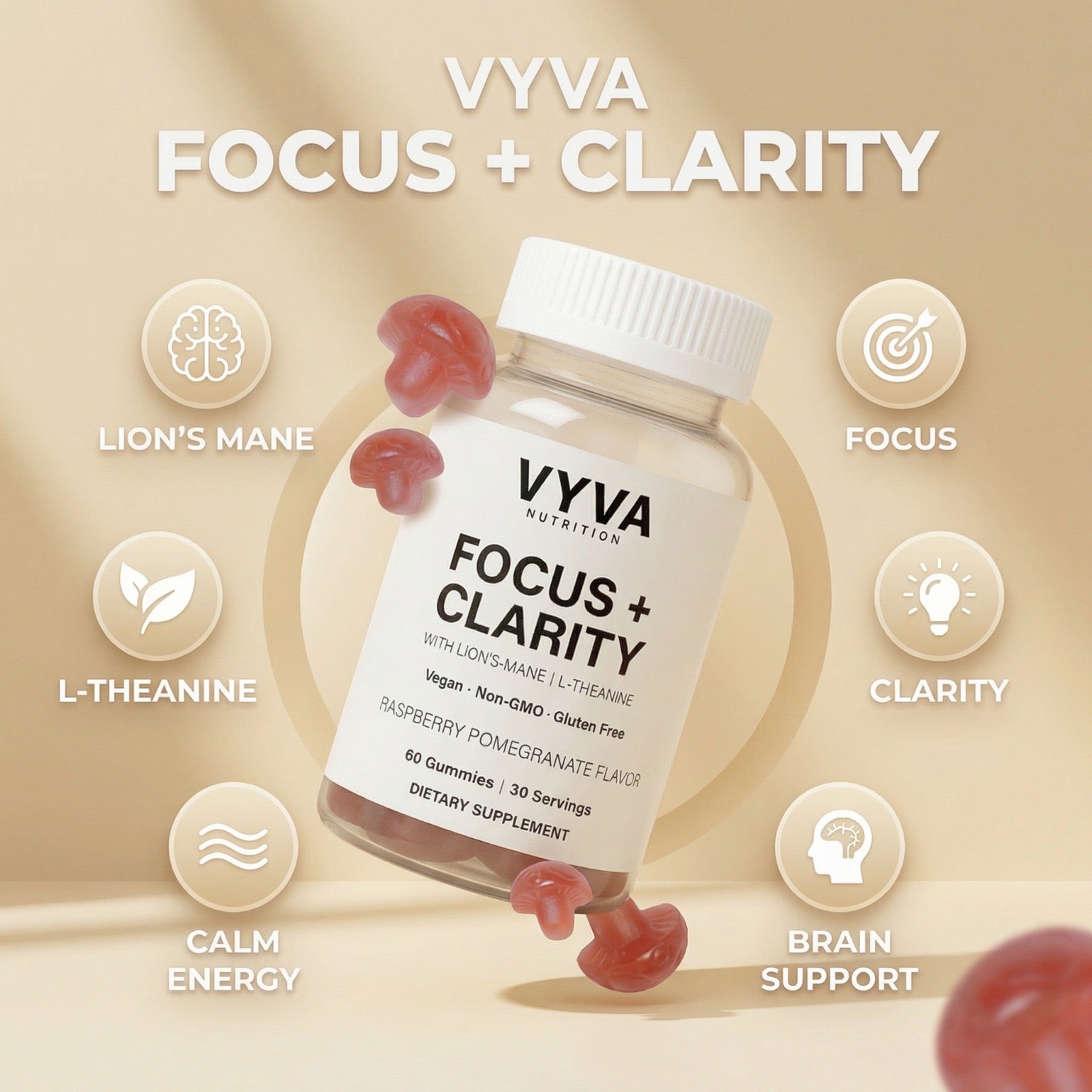 FOCUS + CLARITY – VYVA NUTRITION